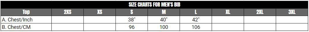 Apparel Size Charts | Pillar Sports
